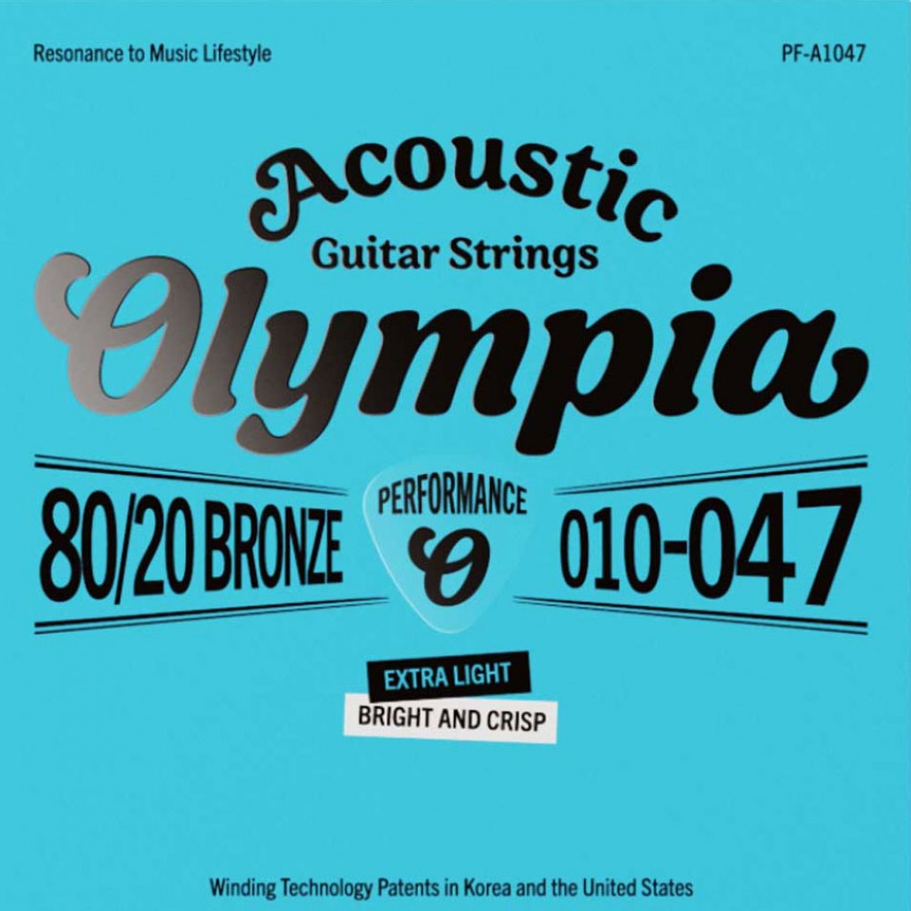 סט מיתרים לאקוסטית 0.10